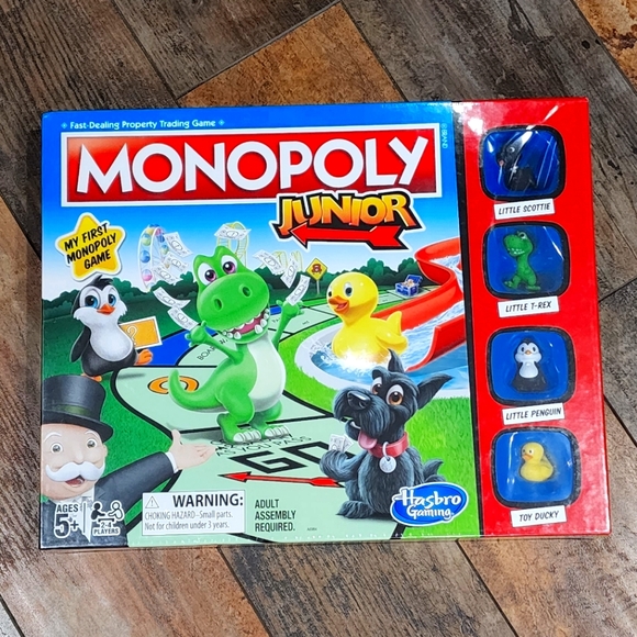 Hasbro Gaming | Toys | Monopoly Junior Game Hasbro Gaming | Poshmark